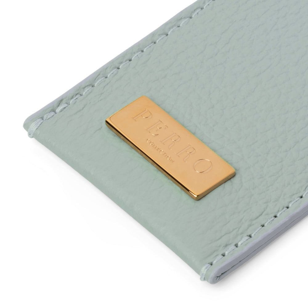 Mint Leash - Luxurious leather dog leash in mint